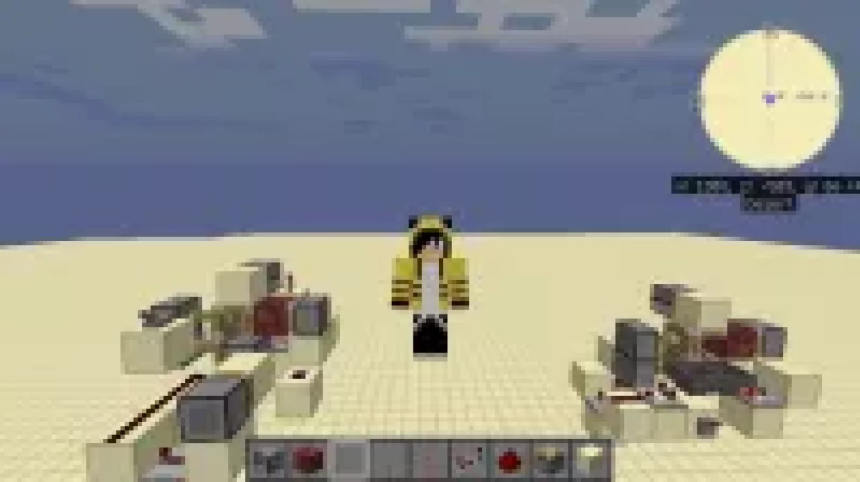 我的世界红石教程(隐藏垃圾桶)