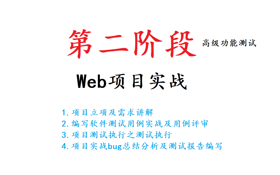 【价值12980元的软件测试小白学习-速成视频,Web项目实战】45天,学...