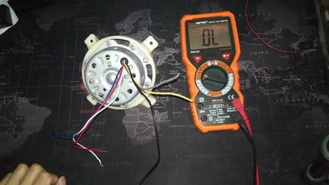 单相电机电容该如何连接,其实很简单,用万用表测一下就行