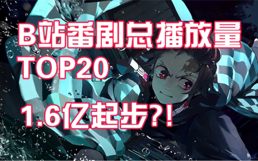 「排行/补番推荐」B站总播放量TOP20的动漫番剧