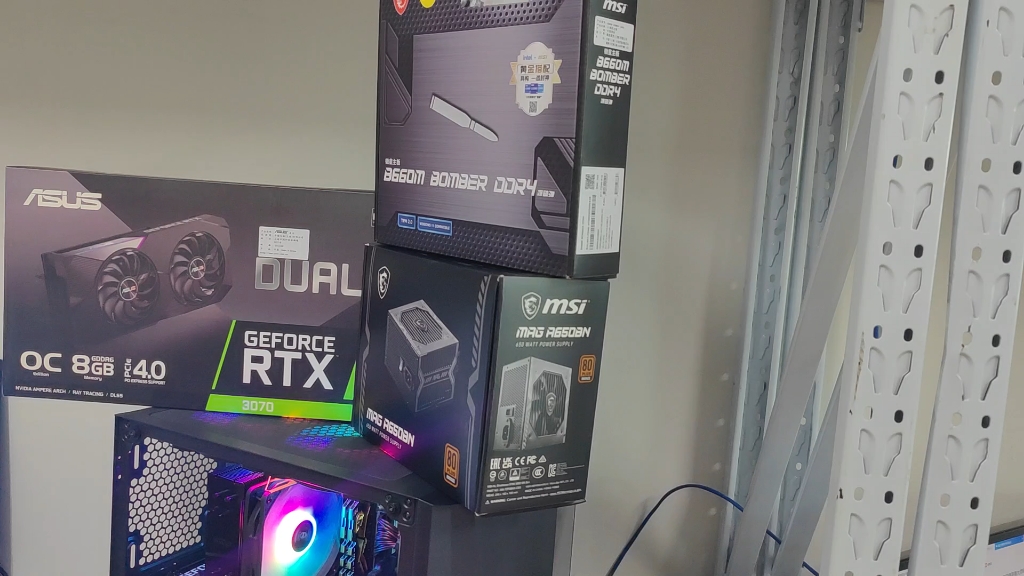 Rtx3070历史最低价了,华硕3070拿货价才3800,装台6699的航班,i5 ...