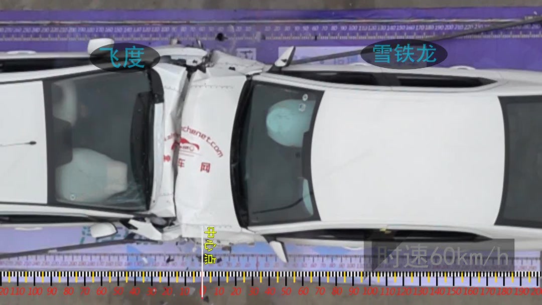【神车网】第二期-汽车安全碰撞测试(飞度VS爱丽舍)