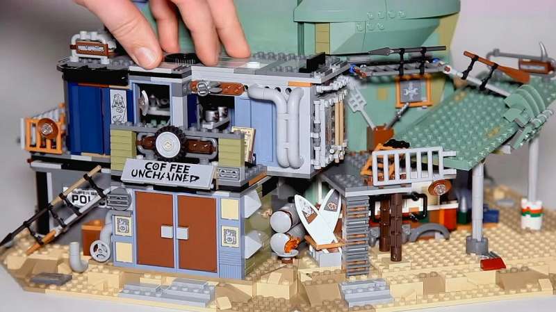 长见识了!外国小伙用积木搭城堡,顶部设计真是太华丽了