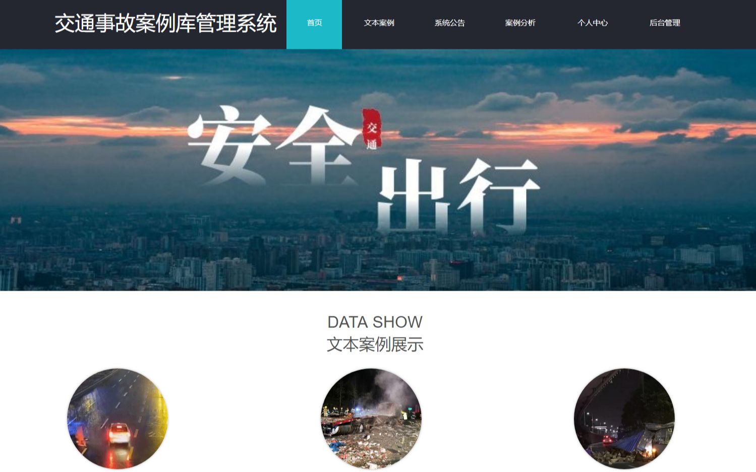 【Java项目】SSM+VUE交通事故案例库系统_含代码讲解视频和文档_...