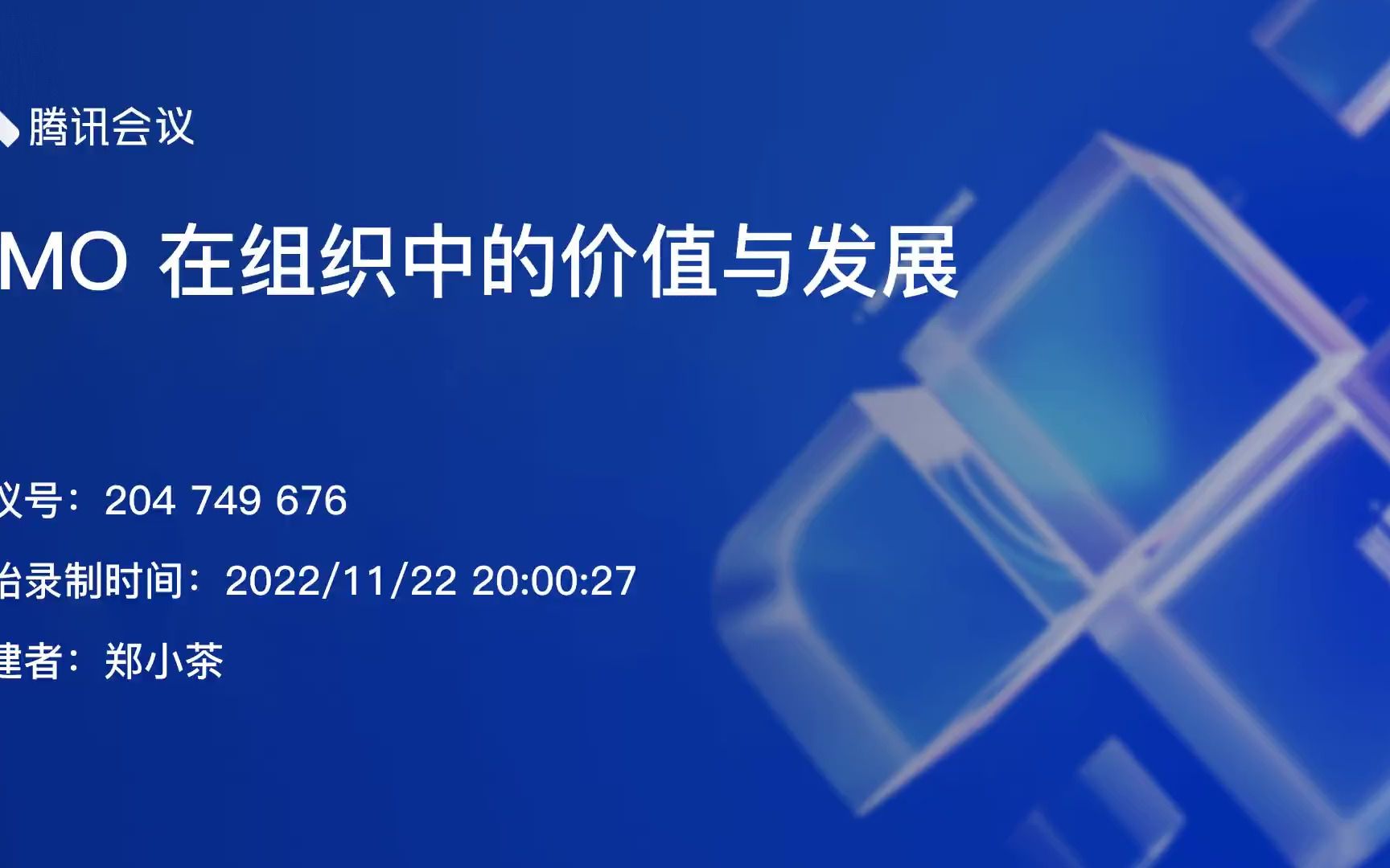 TM-20221122PMO 在组织中的价值与发展 文静老师
