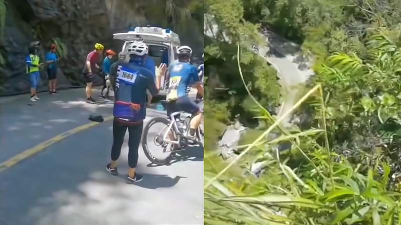 张家界自行车赛跌落女骑手去世,知情者:她实力很强,排第32名