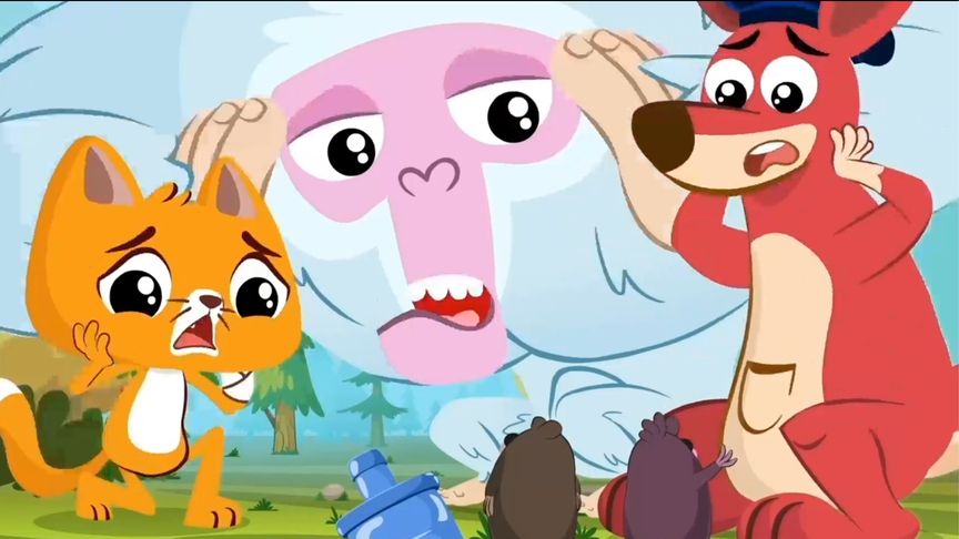 儿童卡通动画:森林里的垃圾太多了!鼹鼠的家都被堵住了!