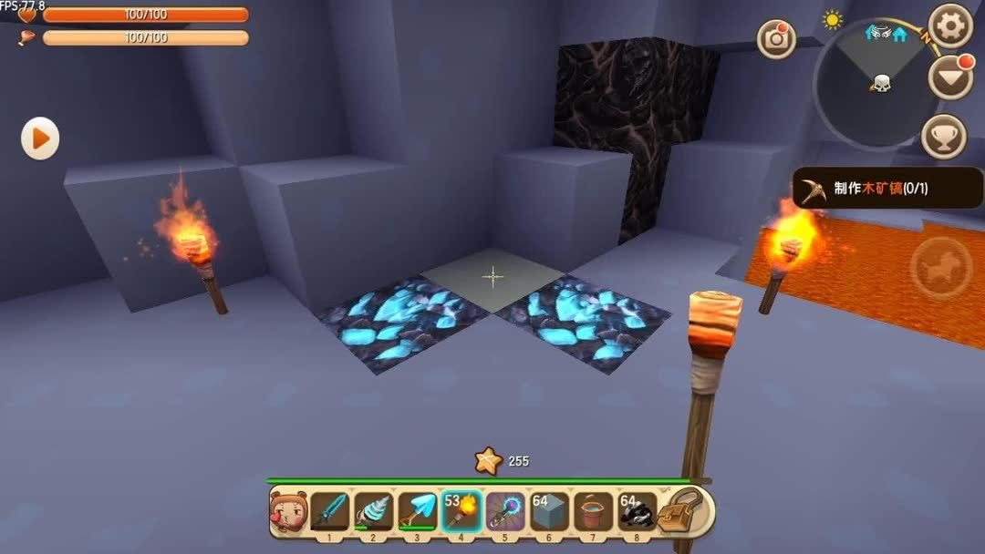 迷你世界:半仙继续挖矿之旅,这矿洞富到流油,半仙越挖越兴奋