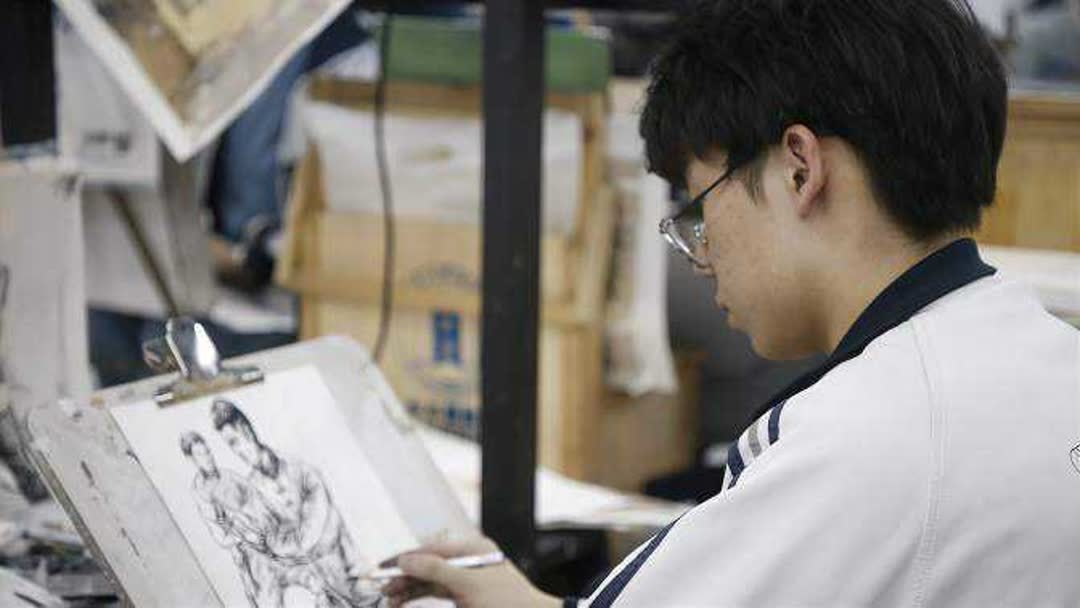 杭州画室新手零基础自学素描：教你画线条！ 美芬素描