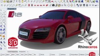 【Rhino建模过程】Audi R8 Rhinoceros 建模过程与思路