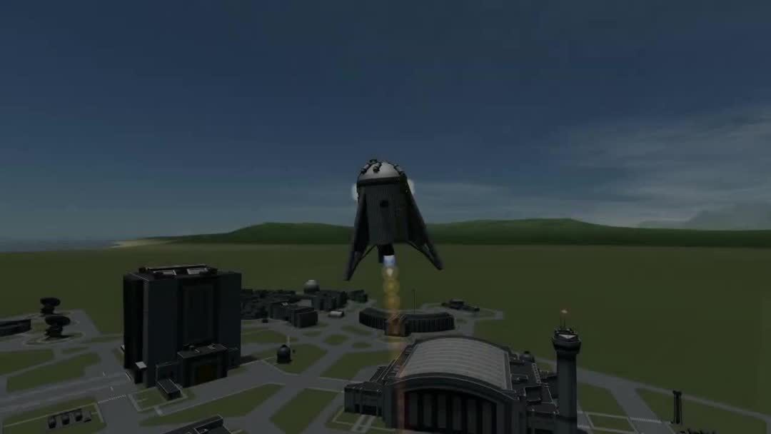 仿真模拟:SpaceX星际飞船的自由悬浮测试