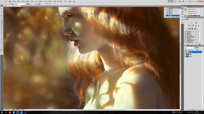 完整画面ߘ� #画画 #ps教程 #手绘 #ps教学 #绘画过程 #板绘