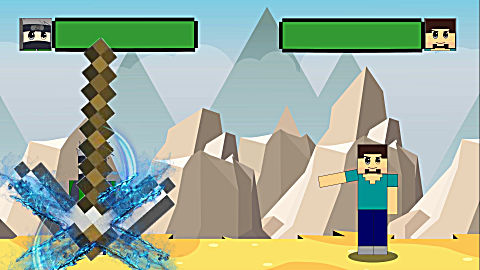 我的世界格斗动画 第41集 史蒂夫证明自己的传奇之路!