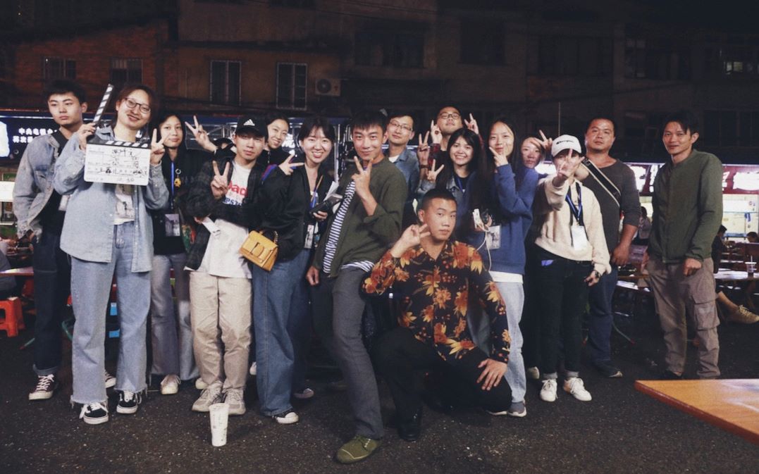 大学生微电影制作过程的花絮