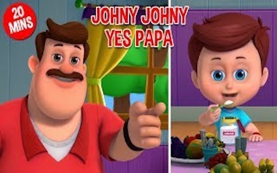 Johny Johny Yes Papa 玩具和颜色儿歌