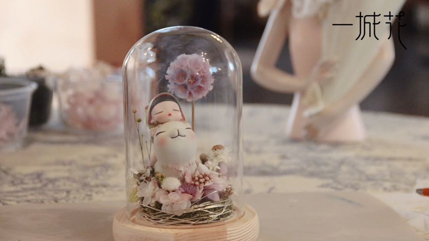 治愈系手作小夜灯,泡泡玛特的娃娃,自己制作的过程超级治愈。