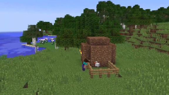 游戏 我的世界:高手建造的秘密碉堡