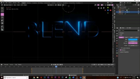 Blend文字建模,第一次看到吧?其实也是我第一次做文字建模的视频呢