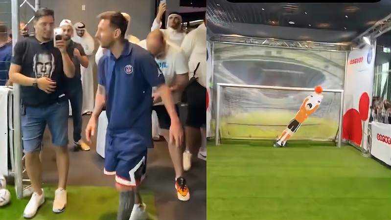 梅西点球被卡塔尔机器守门员挡下,网友群嘲:他甚至输给了机器人