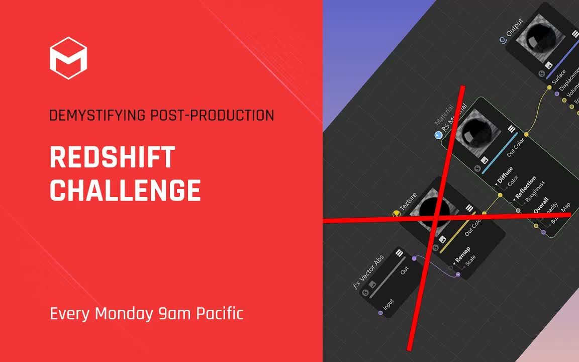 Maxon官方Redshift挑战赛直播培训 03——RS标准材质的应用及挑战(...