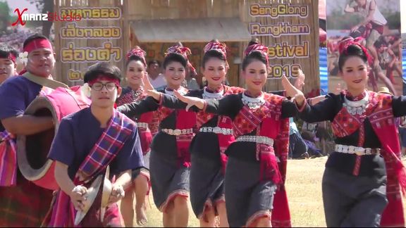 传统泰国舞蹈ลูกพระคเณศสาเกตนคร