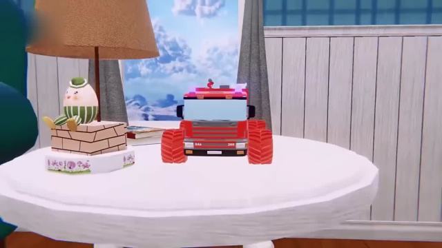 吃豆人给卡通车换轮子,少儿益智动画