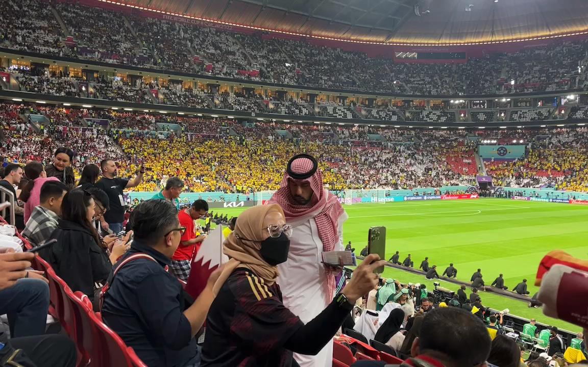 吴同学2022年卡塔尔世界杯开幕式现场