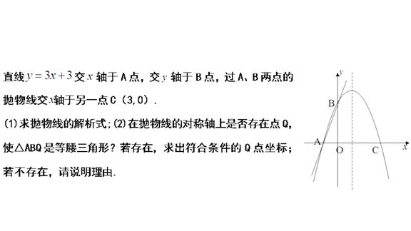 九年级数学:二次函数经典例题,抛物线与几何的综合