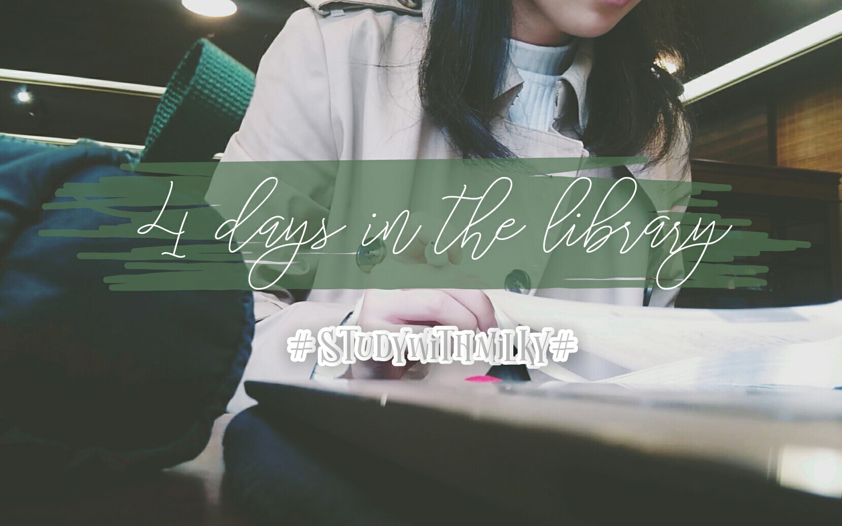 【Study with Milky】一起去图书馆学习吧~|聊聊目标和动力