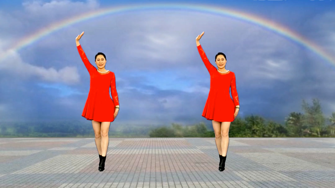 广场舞《海浪声》简单32步,一分钟就能学会!