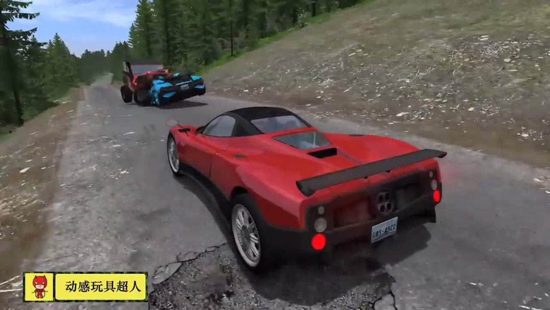 热门单机游戏,模拟撞车摔车视频精彩剪辑122