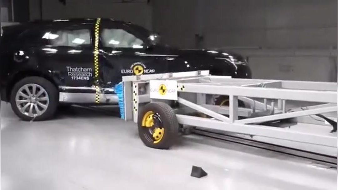 2018款路虎揽胜,国际碰撞测试,有多好!