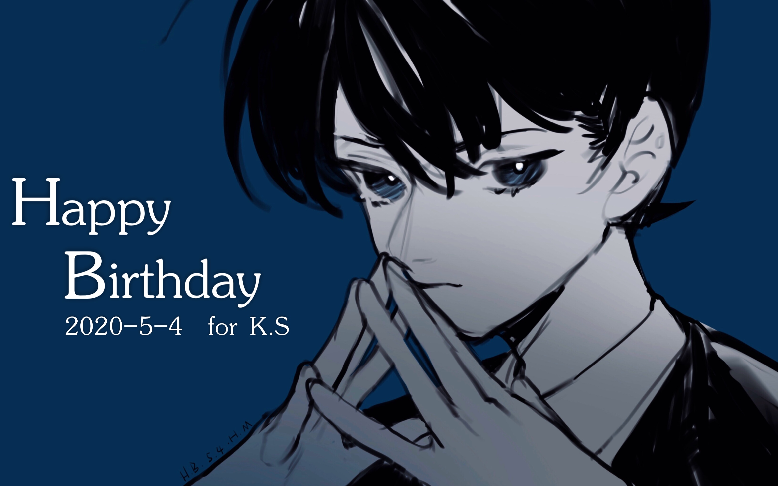 【绘画过程】给小侦探的生日快乐