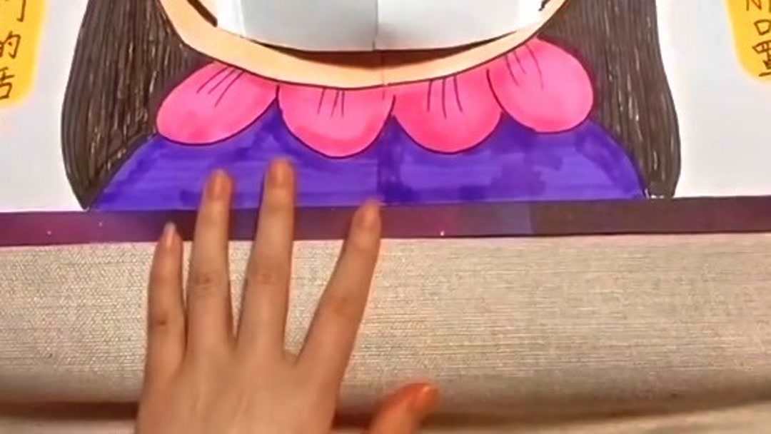 《病毒病毒我不怕》立体绘本制作教程,第三页#自制立体绘本