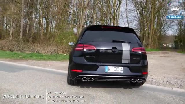 【第一视角测评】大众高尔夫R性能加速和排气测试