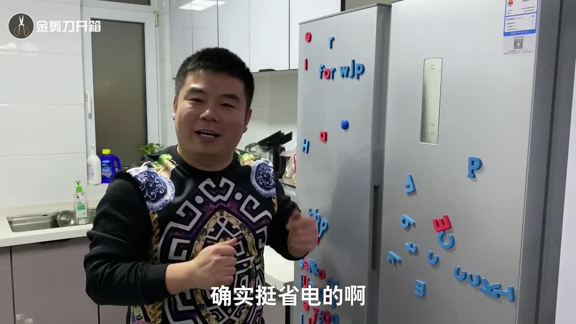 2299元小米,米家对开门冰箱,483L,说一天不到一度电,吹牛吧!