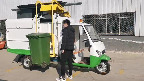 #垃圾分类 #挂桶压缩垃圾车