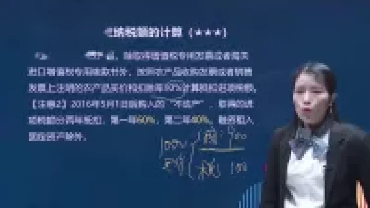 46-第四章应纳税额的计算(三)||2020初级会计全套