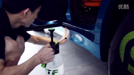 BMW X6M施工PTF专车专用汽车漆面透明保护膜(789汽车服务有限公司)