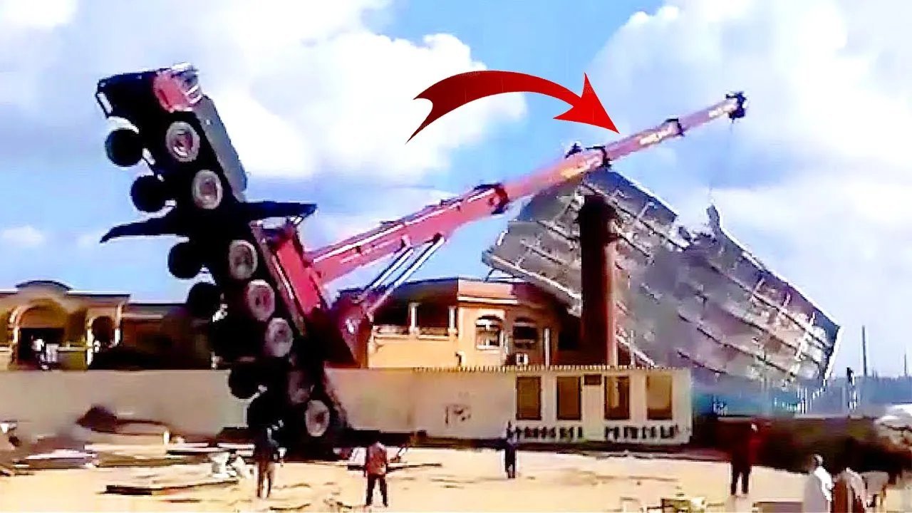 盘点前10个超危险起重机故障和坠毁,自卸车失败,摧毁海上钻井平台。