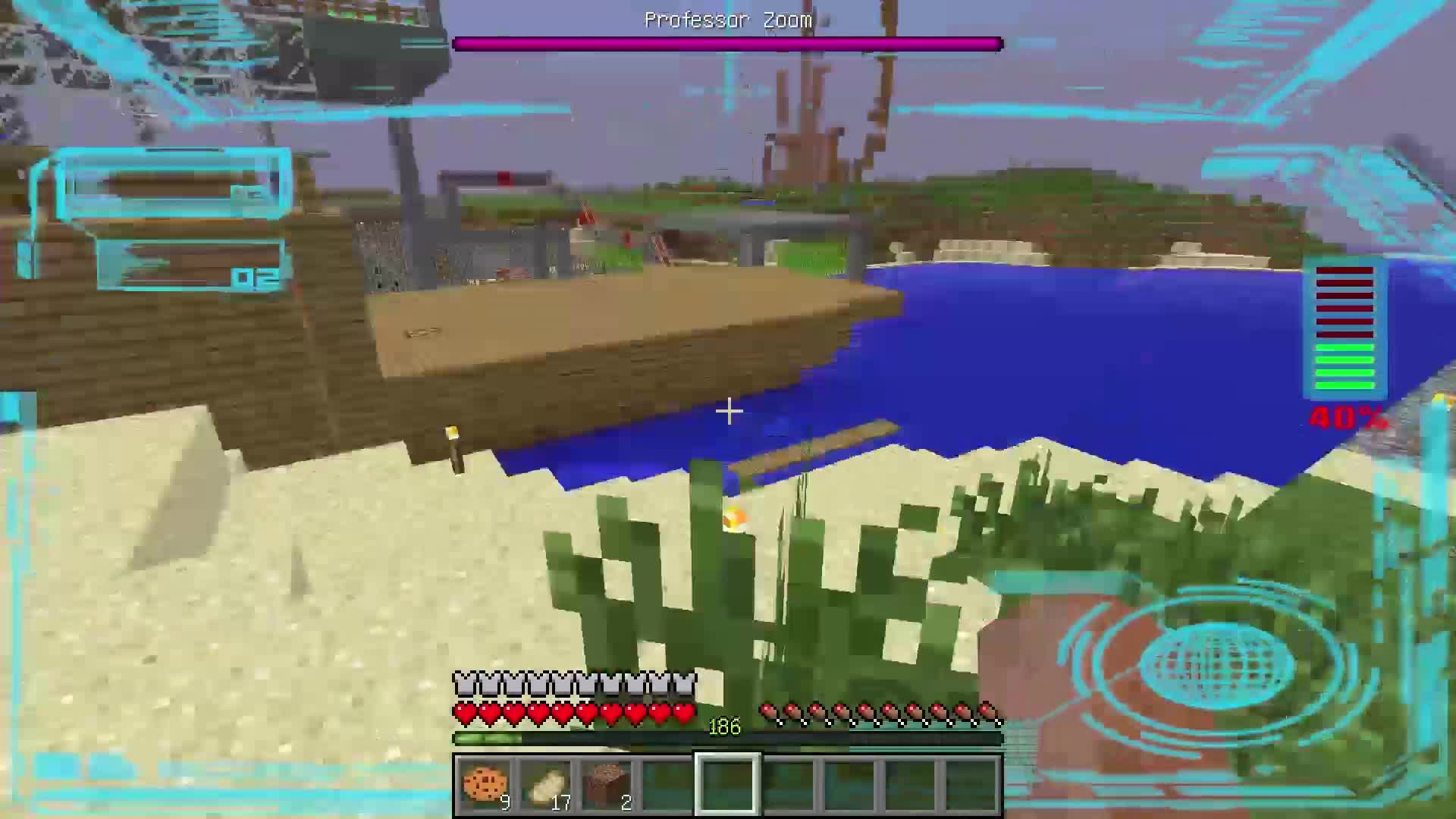 大海解说 我的世界建造我的王国ep41 打的怪兽叫爸爸