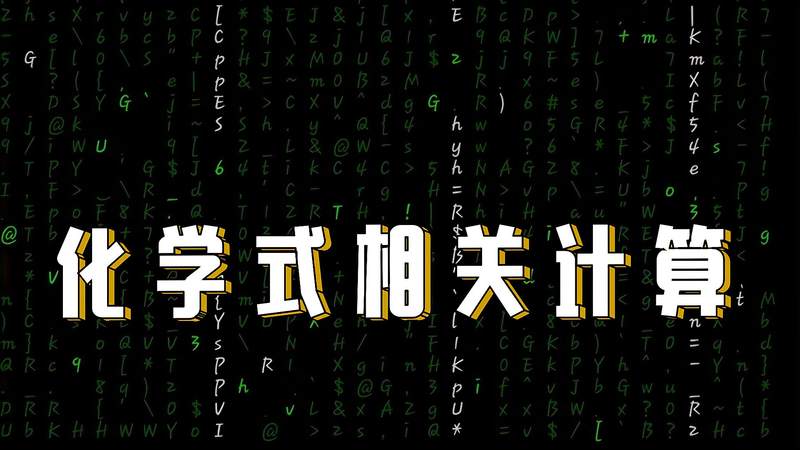 2021年沪教版初中化学知识详解,第二章第四节-化学式相关计算