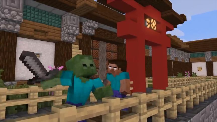 我的世界动画怪物学院僵尸忍者