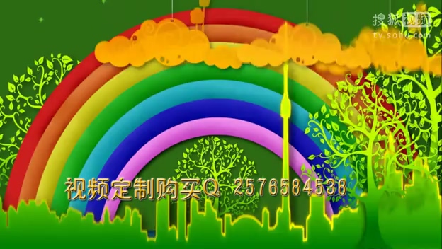 咕叽咕叽led大屏 舞台演出专用背景视频素材完整版 动感卡通动画