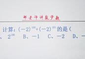 有理数培优题:(-2)^100+(-2)^101的值是多少?