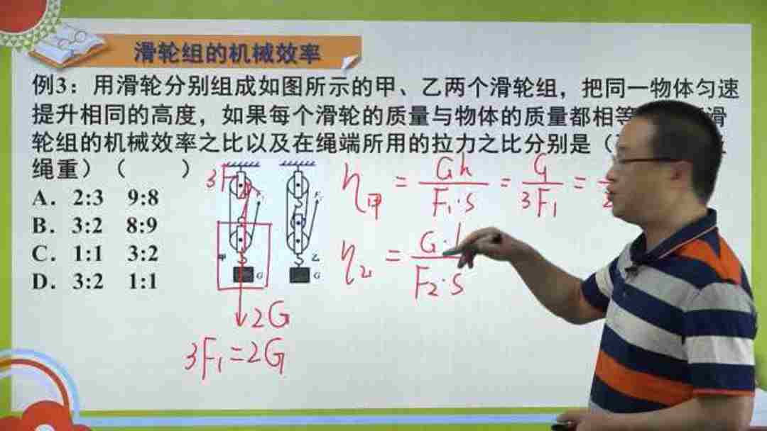 32滑轮组的机械效率(1)