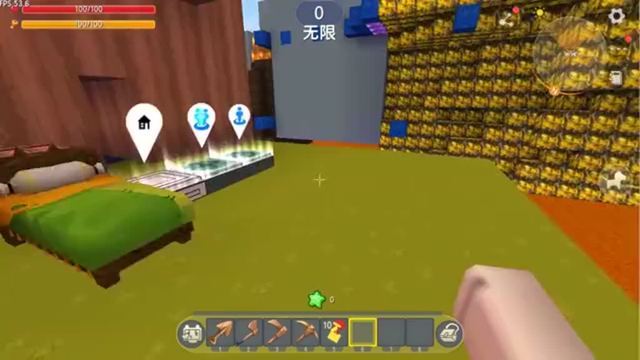 迷你世界:果果发现一颗神树,喝水就长出钻石,这下再也不缺钻石