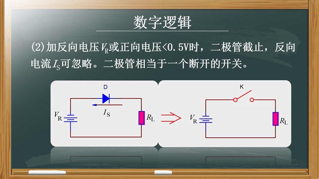 二极管的开关特性,学习数字电路的基础知识,必须掌握