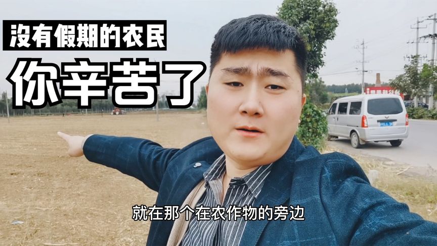 国庆假期不属于农民,年轻人出去旅游,他们却在家辛苦的农作
