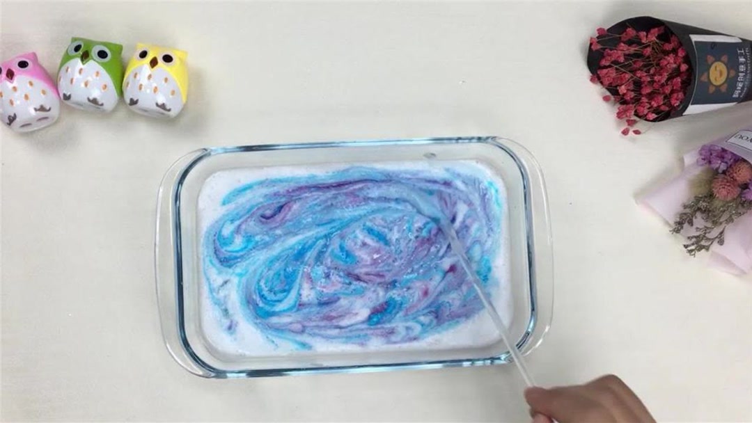 粉丝推荐的方法来做起泡胶,起泡效果好,制作简单无硼砂